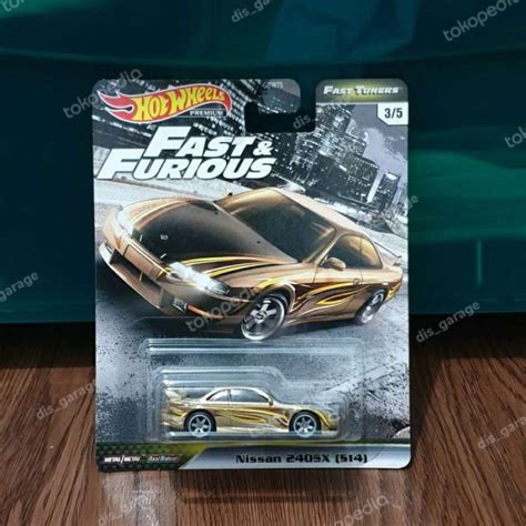 Promo Hotwheels Nissan SX Silvia S Fast And Furious Gold Fast