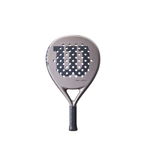 Jual Wilson Carbon Force 365 Tear Drop Padel Racket Silver Grey Shopee Indonesia