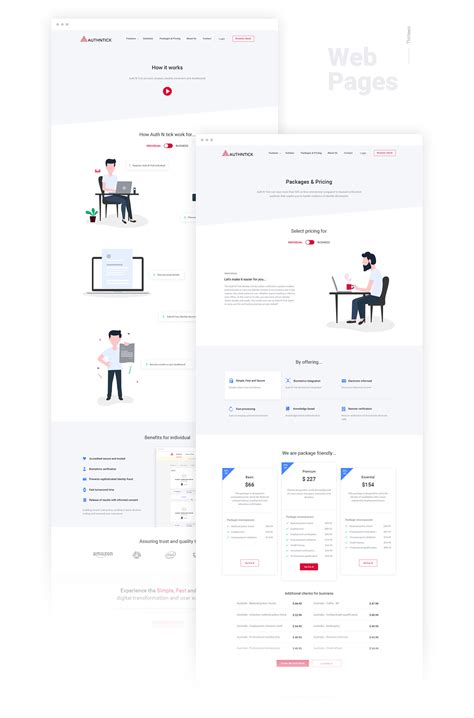Ux Ui Design For Online Verification Web Application Behance
