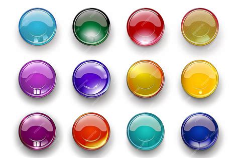 Premium Photo Photo Of Image Buttons On White Background