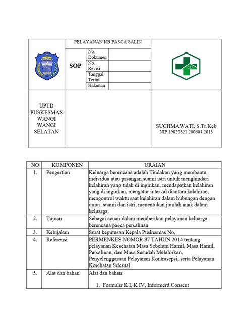 Pelayanan Kb Pasca Salin Pdf