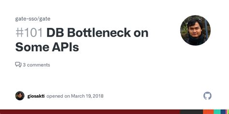 DB Bottleneck On Some APIs Issue 101 Gate Sso Gate GitHub