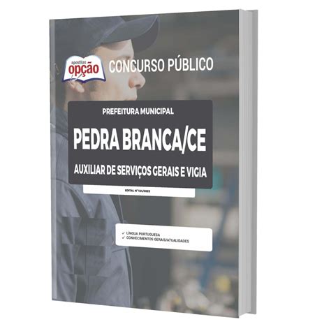 Apostila Pedra Branca Ce 2023 Auxiliar De Serviços Gerais Solução