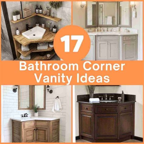 17 Brilliant Bathroom Corner Vanity Ideas To Save Space And Add Style
