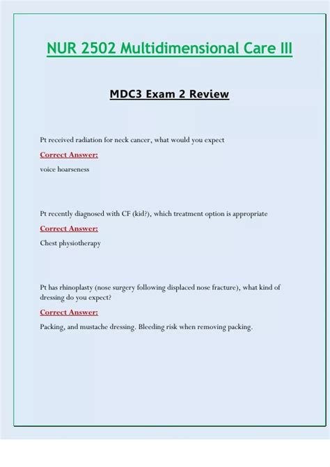 Exam 2 Review Nur2502 Nur 2502 Latest 2023 2024