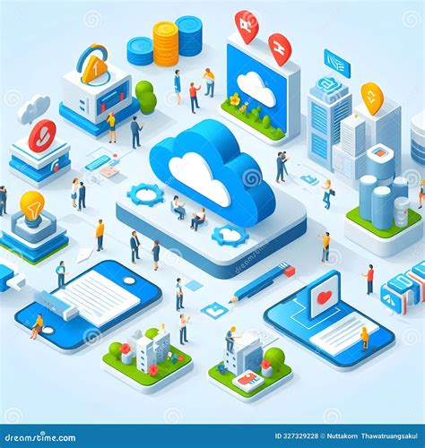 3d Flat As Cloud Computing Deployment Models With Public Private And Hybrid Cloud Icons Concept
