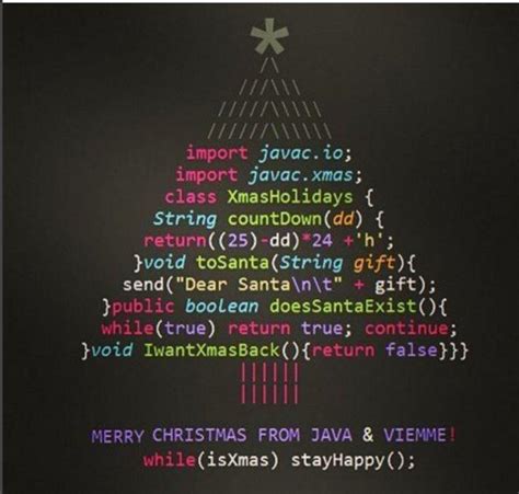 HorribleJavaXmasTree ProgrammerHumor Io