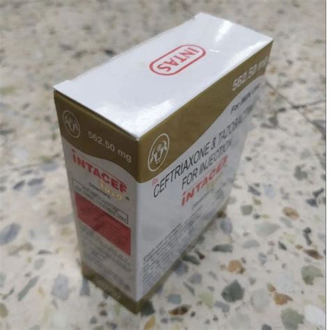 Intacef Tazo Ceftriaxone And Tazobactam Injection At Rs 430 Piece Pune Id 27142435062