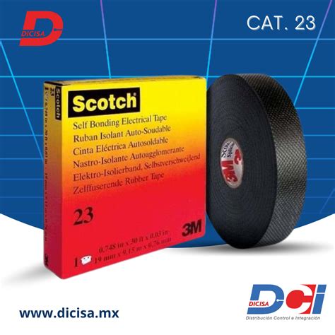 3M 23 CINTA AISLANTE DE CAUCHO PARA EMPALMES