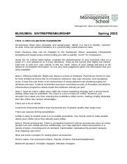 Tool 3 Idea Validation Framework 1 Docx Management Work And Organisation Division BUSU9EN