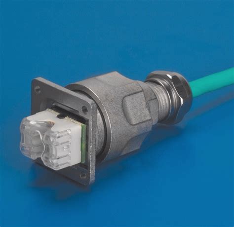 Turck Inc Ethernet Field Wireable Connector Features Bayonet Style