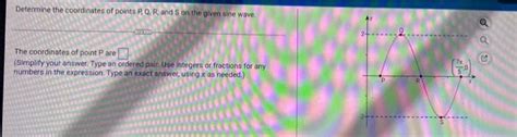 Solved Determine The Coordinates Of Points P Q R And S On Chegg