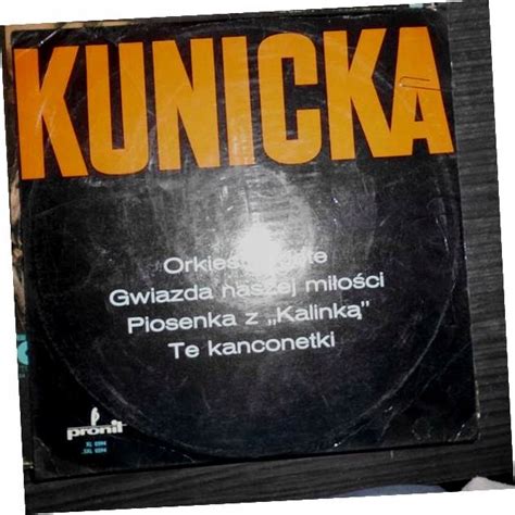 Kunicka Halina Kunicka 13410941219 Sklepy Opinie Ceny W Allegro