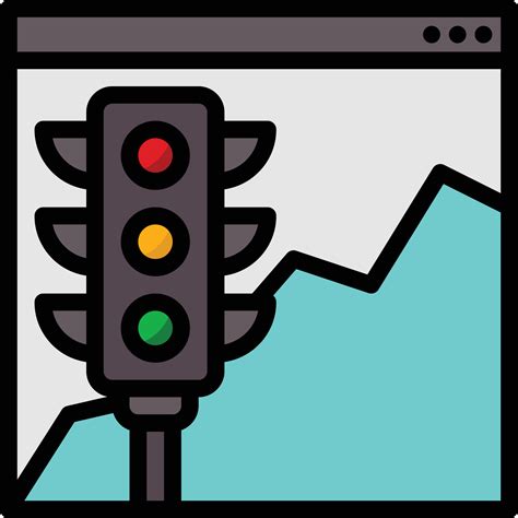Traffic Monitoring Chart Analysis Seo Filled Outline Icon 14349119