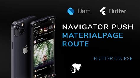 85 Flutter Navigator Push And Materialpageroute Youtube