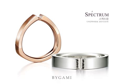 바이가미 디자인 웨딩 커플링 스펙트럼spectrum 바이가미 바이가미스펙트럼 바이가미커플링 프로포즈링 웨딩링