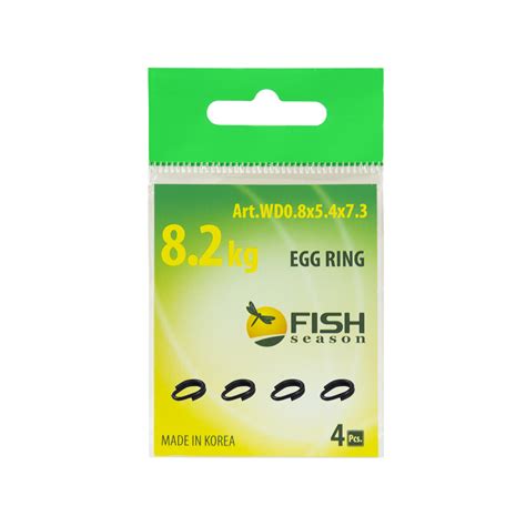Кольцо титановое разжимное EGG RING - Fish Crystal