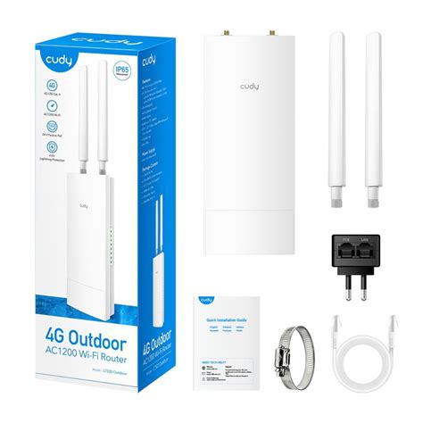 ᐈ Wifi 5 Mesh 4g Lte маршрутизатор зовнішній Cudy Lt500 Outdoor Cat4