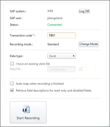 FB01 step by step: Posting documents
