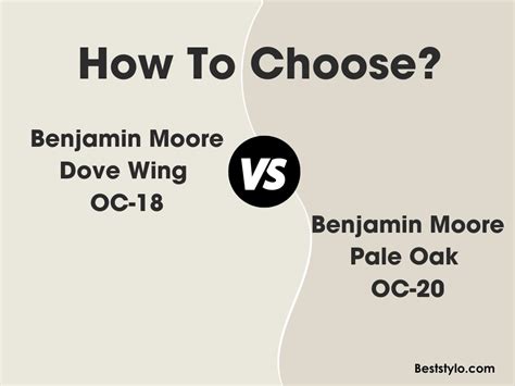 Dove Wing Vs Pale Oak Whats The Difference