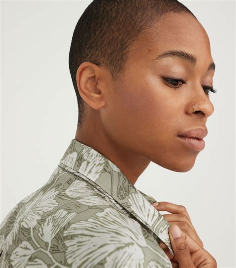 Womens Brunello Cucinelli Green Silk Ginkgo Print Pongée Shirt Harrods Uk