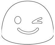 Coloriage Emoji à imprimer Dessin Emoji à colorier