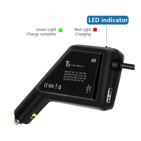 3in1 Car Charger For Dji Mini 3 Pro Mini 3 Mini 4 Pro Drone Depot Nz Authorised Dji Retailer