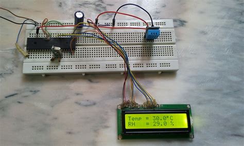 Interfacing Dht11 Relative Humidity And Temperature Sensor With Pic16f877a Microcontroller