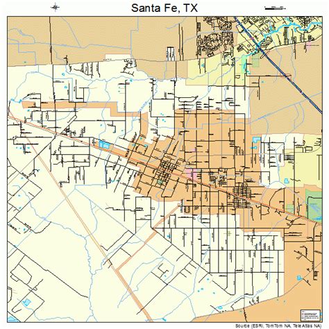Santa Fe Texas Zip Code Map At Heidi Tan Blog