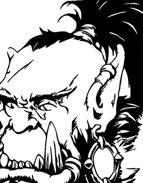 Warcraft SVG Pdf Png Dxf Jpeg Stencil Etsy