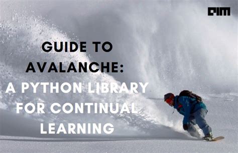 Guide To Avalanche A Python Library For Continual Learning Learning