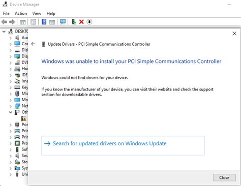 Pci Simple Communications Controller Microsoft Qanda