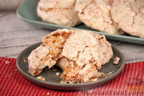 Рецепт Миндальное печенье на яичных белках без муки на