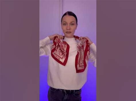 Как легко и просто завязать платок - YouTube
