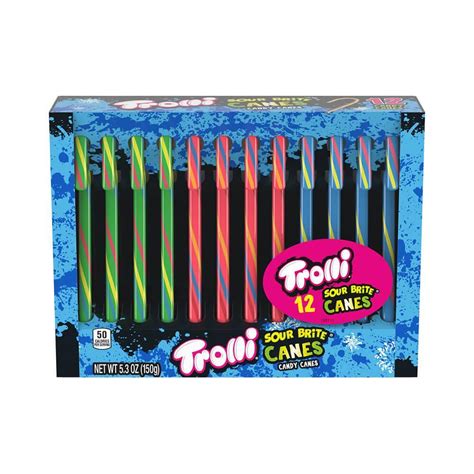 Trolli Sour Brite Candy Canes 12 Piece Box Bestcandyshop
