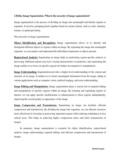 Dip 3rd Unit Pdf Image Segmentation Signal Processing