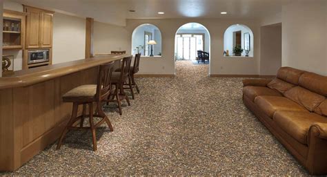 Nature Stone Basement Flooring Cost Flooring Ideas