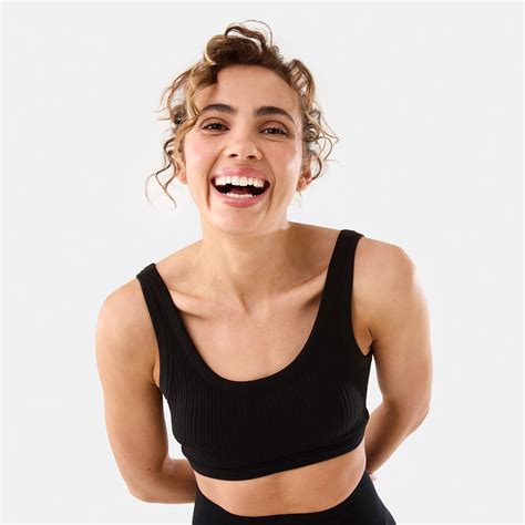 Active Womens Seamfree Rib Crop Top Kmart