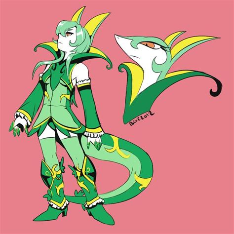 Serperior Pokemon Teams Pokemon Gijinka Pokemon Characters