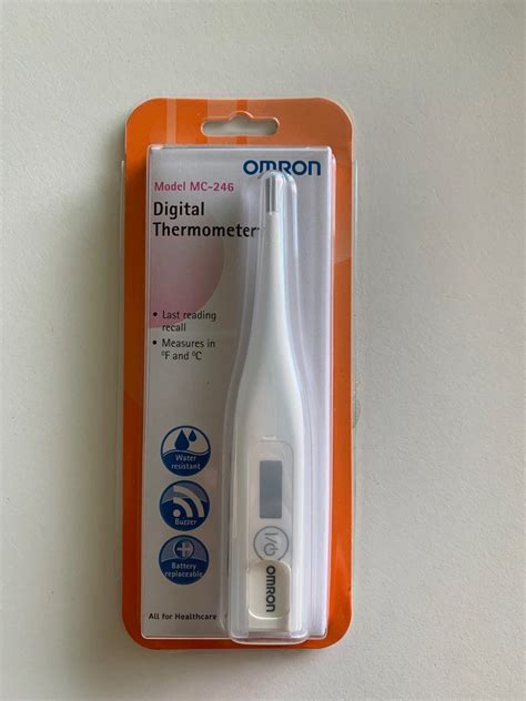 Omron Digital Thermometer Health And Nutrition Thermometers On Carousell