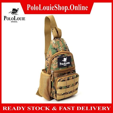 Original Polo Louie Mens Army Tactical Chest Pack Outdoor Sport
