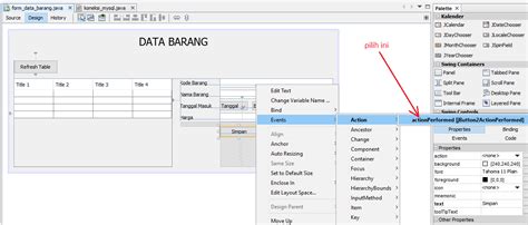 Kemidian Pada Button Simpan Silahkan Ketikkan Koding Seperti