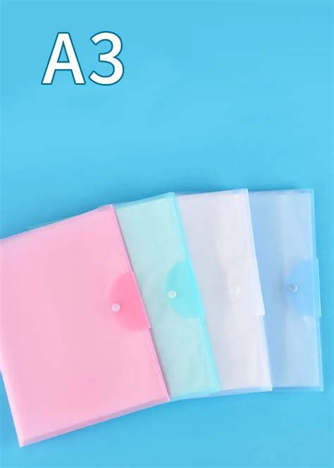 1pc A3 검사지 클립 학생 멀티 레이어 투명 삽입 데이터 북 문구 보관 및 정리 파일 포켓 시험지 클립 사무용품and학용품
