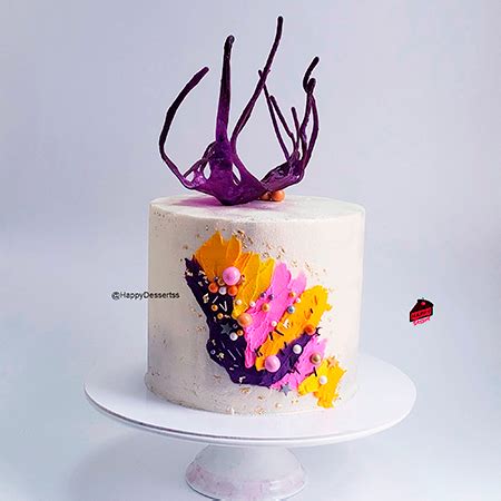 Pastel Cristal Lila Happy Dessert Pastel Cristal Lila