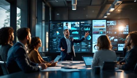 free modern data analysis image download at stockcake