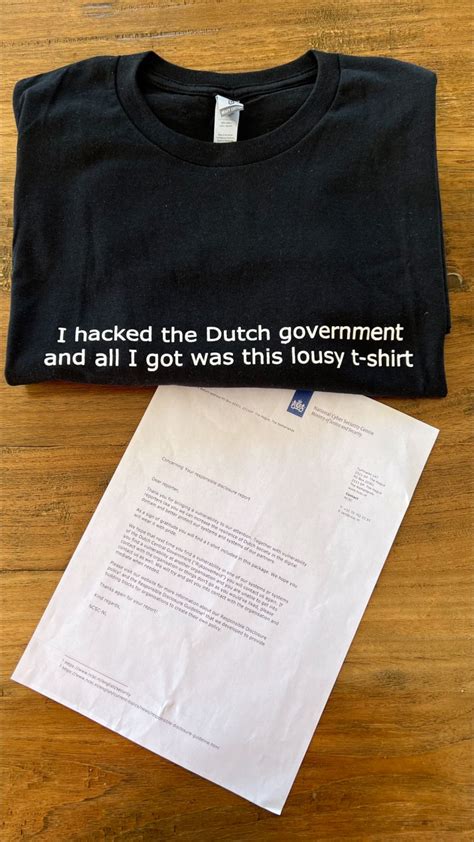 Stefano Panarese On Linkedin Coolest And Cheapest Bug Bounty T Shirt