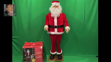 Gemmy Ft Life Size Dancing Santa Songs Youtube