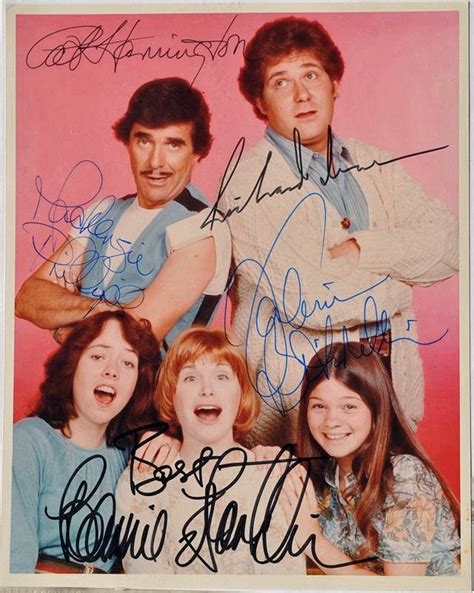 One Day At A Time Cast Signed Photo X5 Bonnie Franklin Valerie