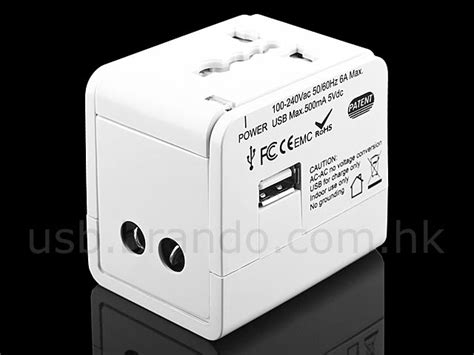 Practical Universal Travel Adapter With Usb Charger Gadgetsin