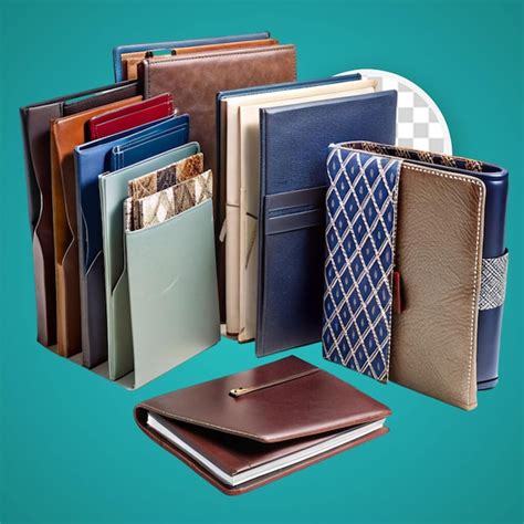 Premium Psd Papers Organized In Separate Folders Isolated On